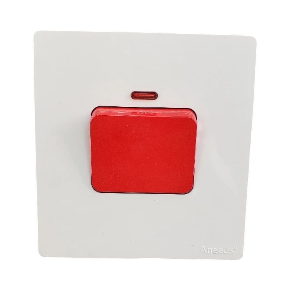 Panasonic 45A Double Pole Switch with Neon Indicator (WNBP5428690FK ...