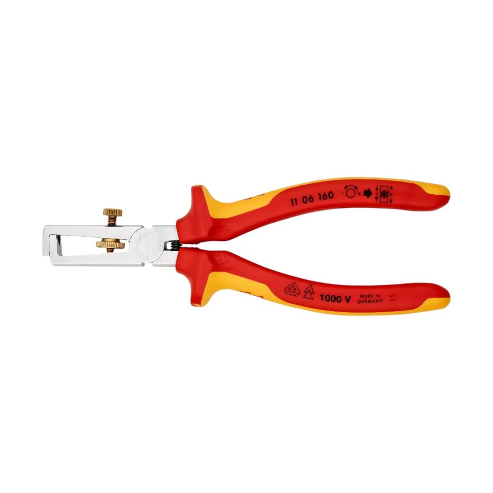 Knipex 11 06 160 VDE-Insulated Wire Stripper 160 mm | ماتريال - Matryal